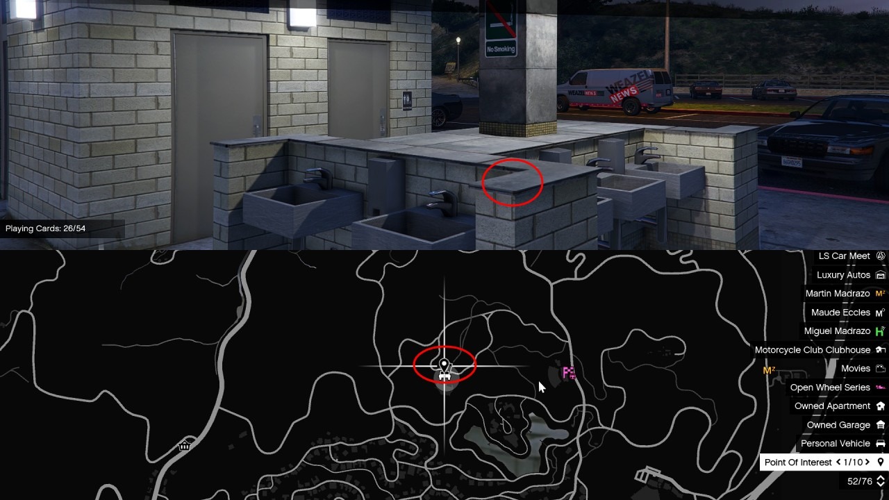 GTA Online: All 54 Playing Cards Locations (Map & Guide)